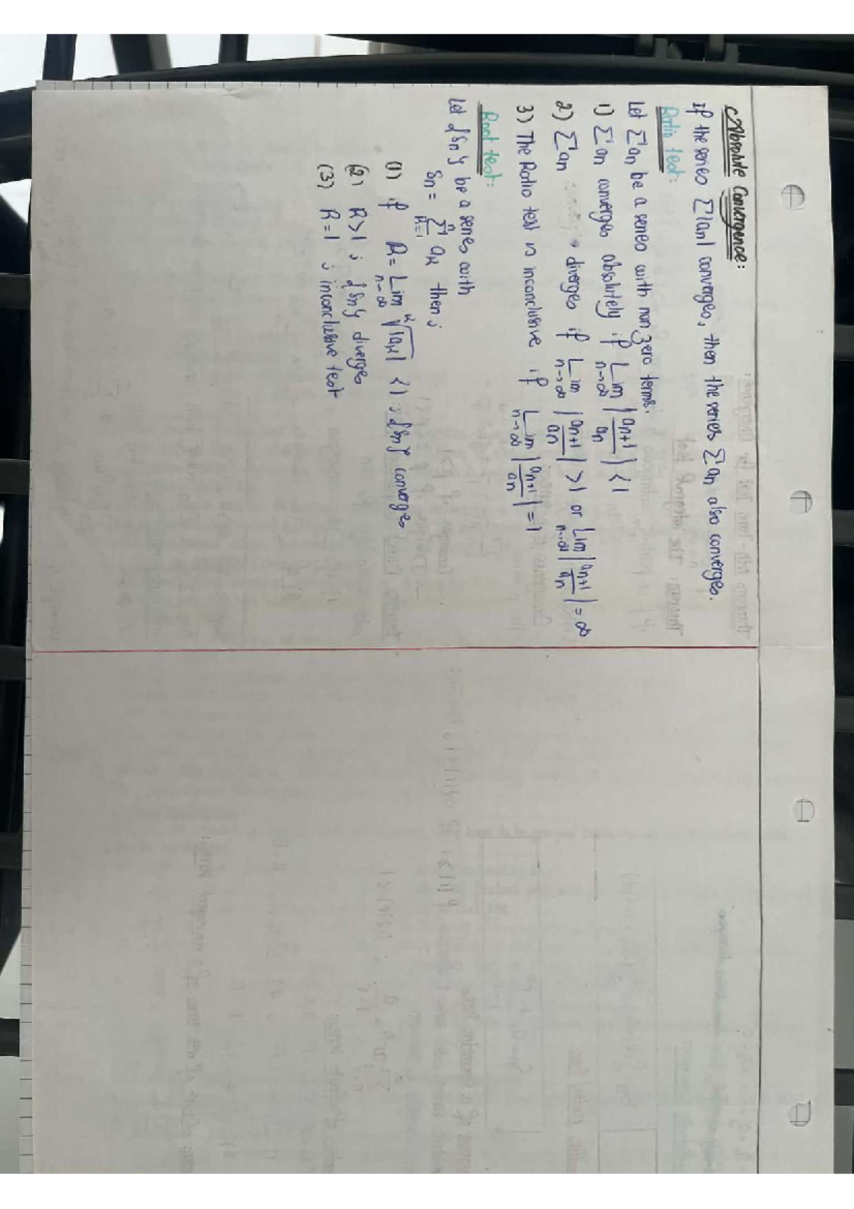Infinite Series: Convergence Tests and Theorems (MATH 101) - Studocu