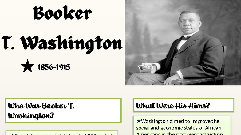 Booker T. Washington: Legacy and Impact on African American Education ...