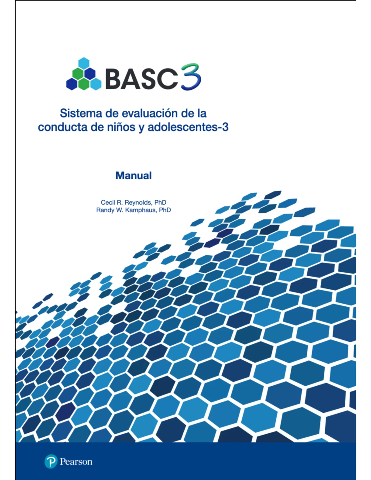 BASC-3 Manual: Cuestionario para Evaluación Conductual Infantil - Studocu