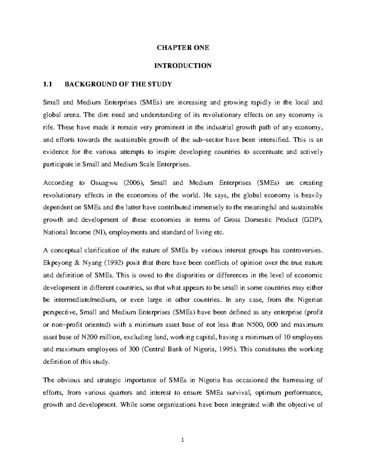 Marketing Environmental Factors - CHAPTER ONE INTRODUCTION 1 BACKGROUND ...