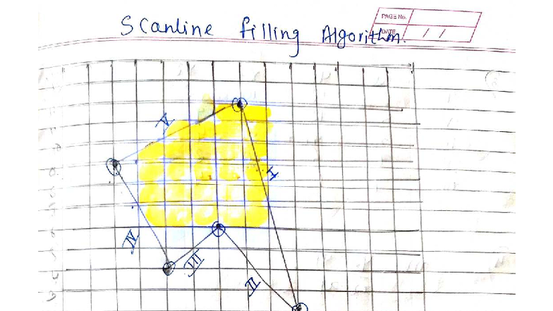 Scan Line Algorithm (CS 101) - Part 1 Overview - Studocu