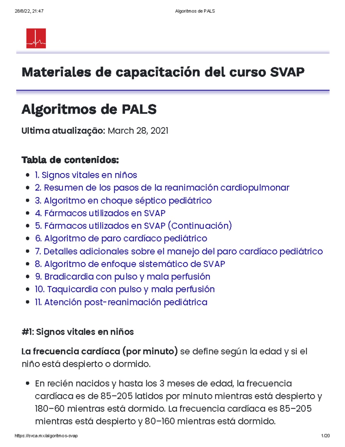 Algoritmos De Pals Pals Algoritmo Materiales De Capacitación Del Curso Svap Algoritmos De