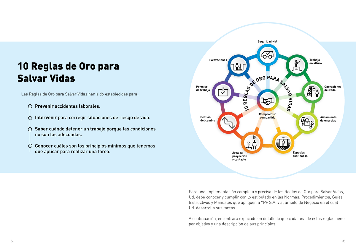 Reglas de Oro para Salvar Vidas: Directrices Esenciales - Studocu