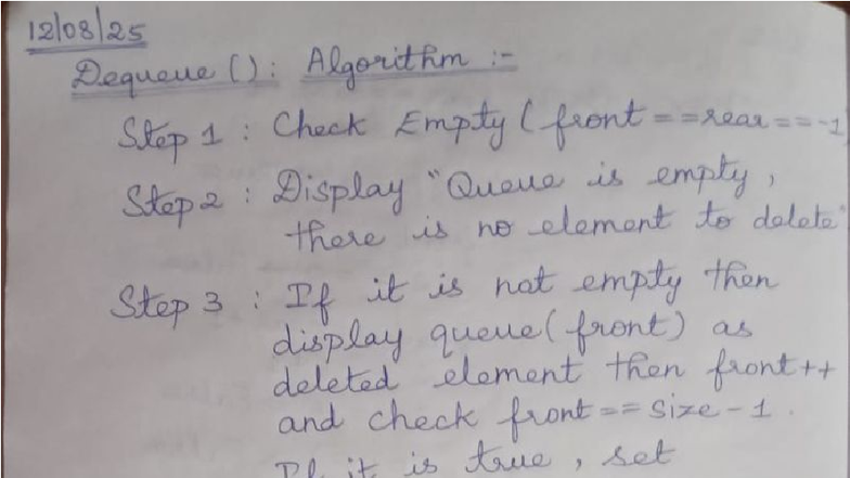 DS 101: Dequeue Algorithm and Tree Structures Notes - Studocu
