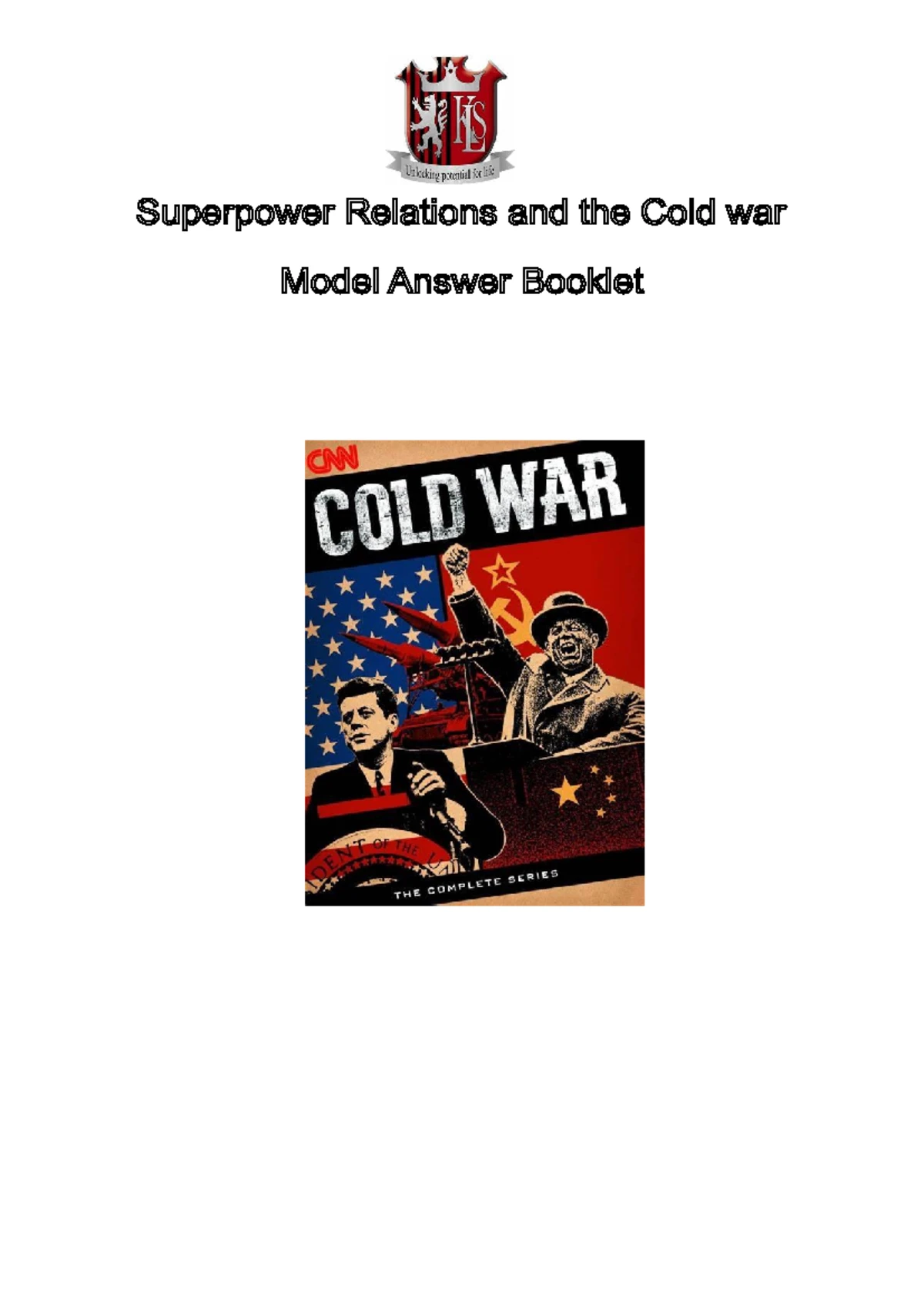 History Cold War 2023 - P72344A0112 Turn over P72344A©2023 Pearson ...