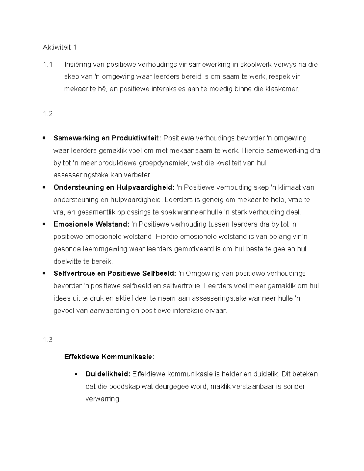 LO TAAK Graad 12 - Effektiewe Kommunikasie en Positiewe Verhoudings ...