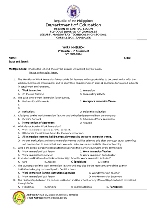 LAC PLAN 2023 2024 - Sample Lac session plan - Department of Education ...