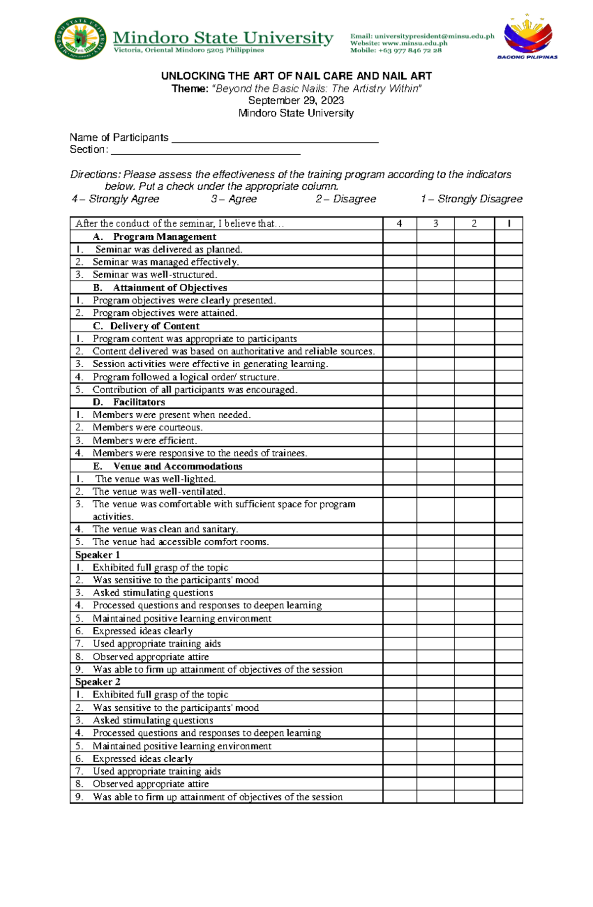 NAIL CARE AND NAIL ART - Training Program Assessment Guide - Studocu