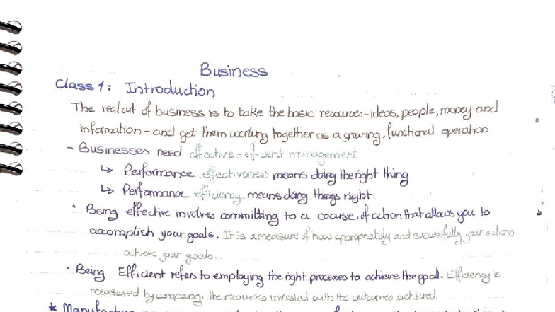 Business Class 1-10: Comprehensive Overview of Business Fundamentals ...
