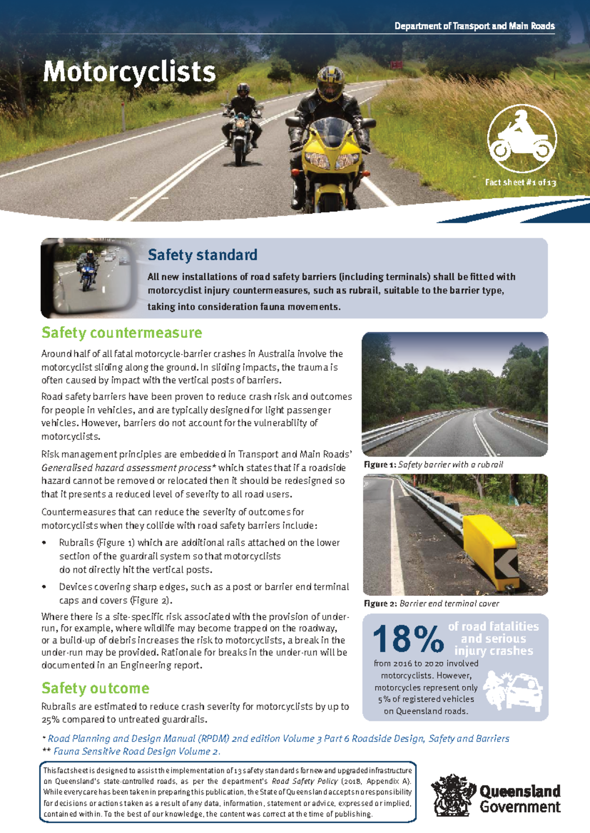 RSP-Fact-Sheet 01: Motorcyclist Safety Standards & Countermeasures ...