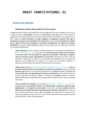 Plan détaillé art. 16 DDHC - Commentaire de l’article 16 DDHC ...