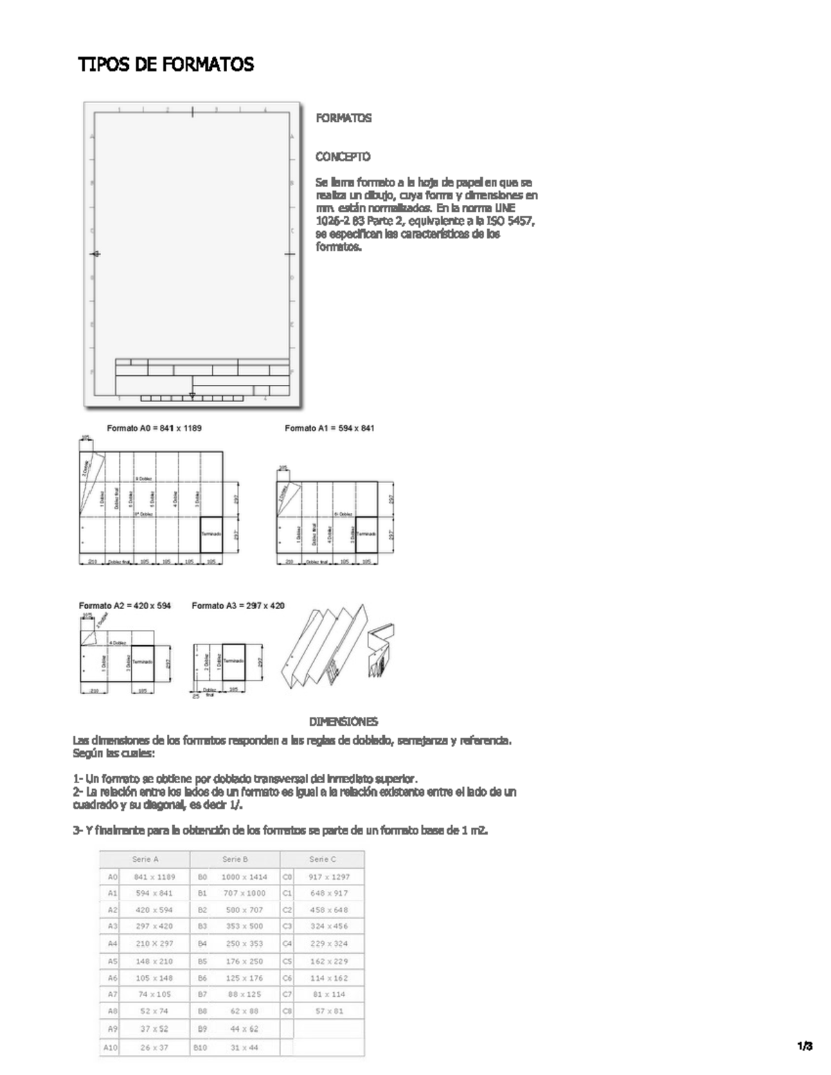 NCH 15 - Tipos de Formatos y Sus Dimensiones Normalizadas - Studocu