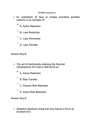 [Solved] Which of the following events is not an example of operational ...