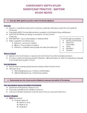 Studies of Religion 2 - Grade: 12 - New South Wales Higher School ...