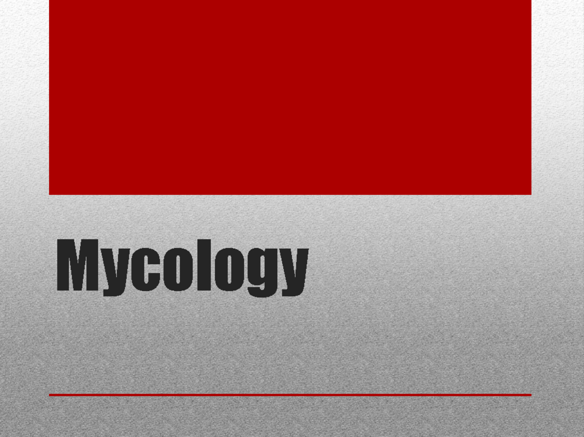 MYCV Lab: Fungal Culture & Specimen Collection Techniques - Studocu