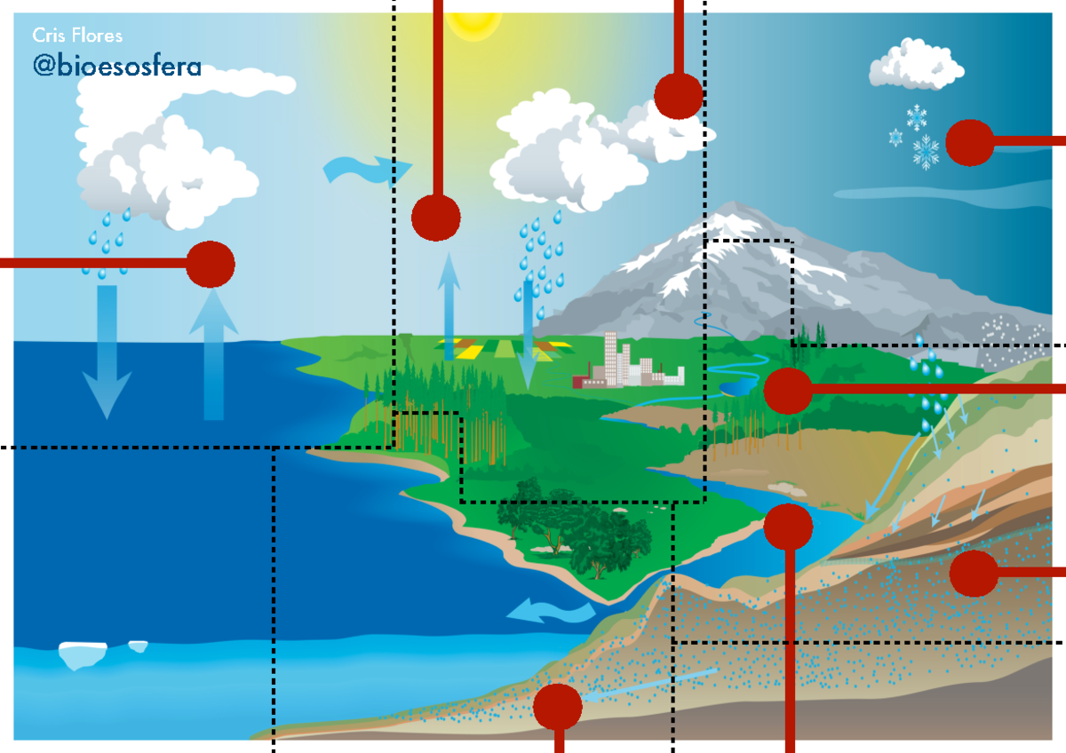 Juego - El ciclo del Agua Water cycle - Español e Inglés - @bioesosfera ...