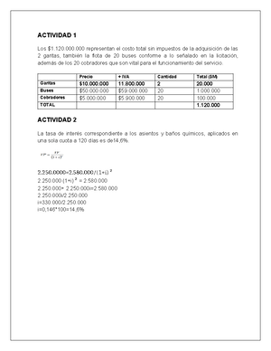 Segunda Entrega Formulación Y Evaluación DE Proyectos Yessenia Pizarro Lobos - FORMULACIÓN Y ...