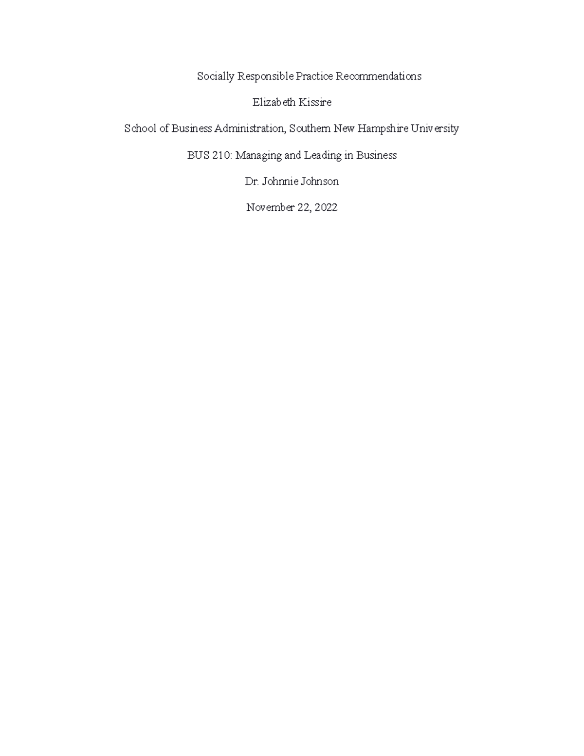 Bus210-module 5-Socially responsible practice recommendations ...