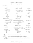 PCS 125 - Toronto Met - Physics: Waves and Fields - Studocu