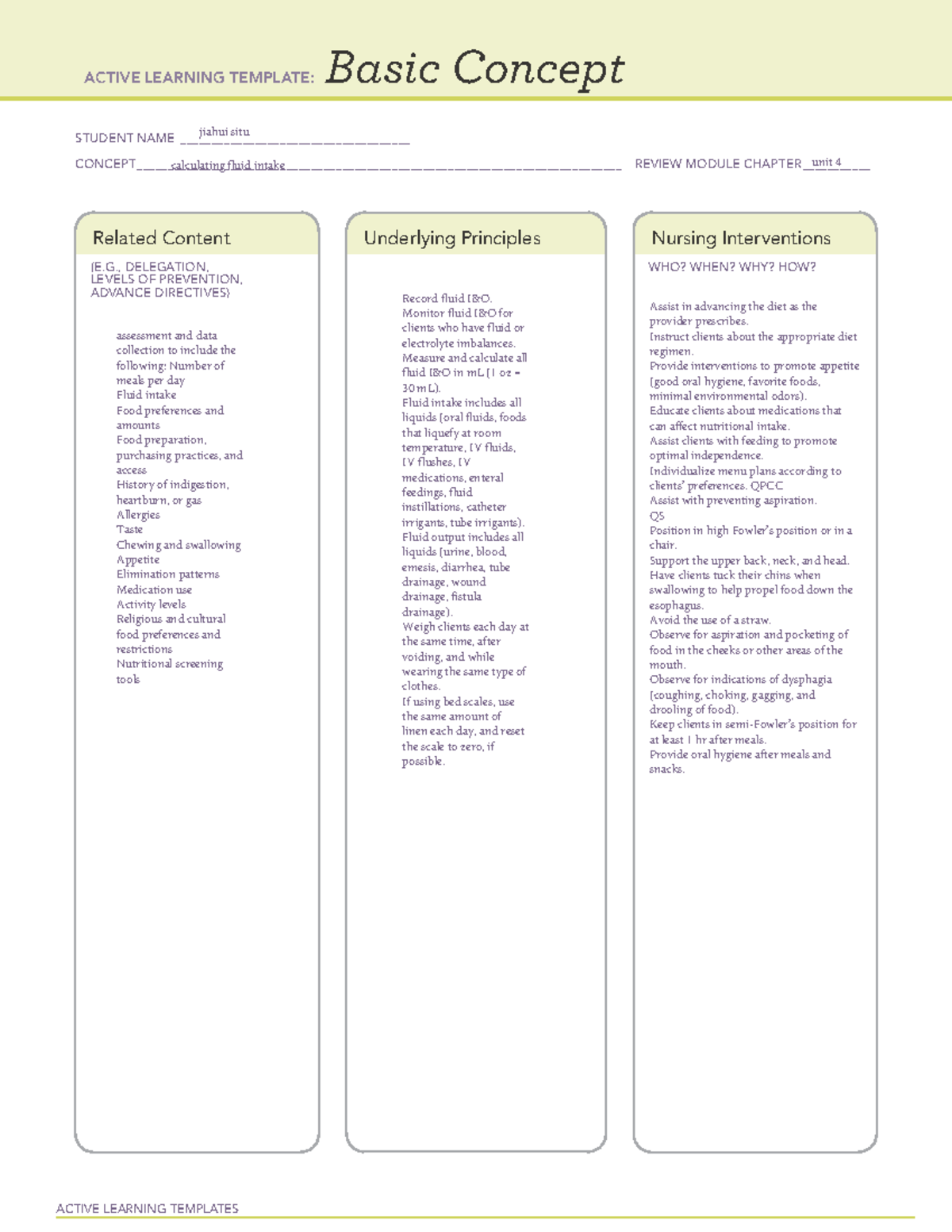 ALT - Fluid Intake Calculation in Nursing: Basic Concepts and ...