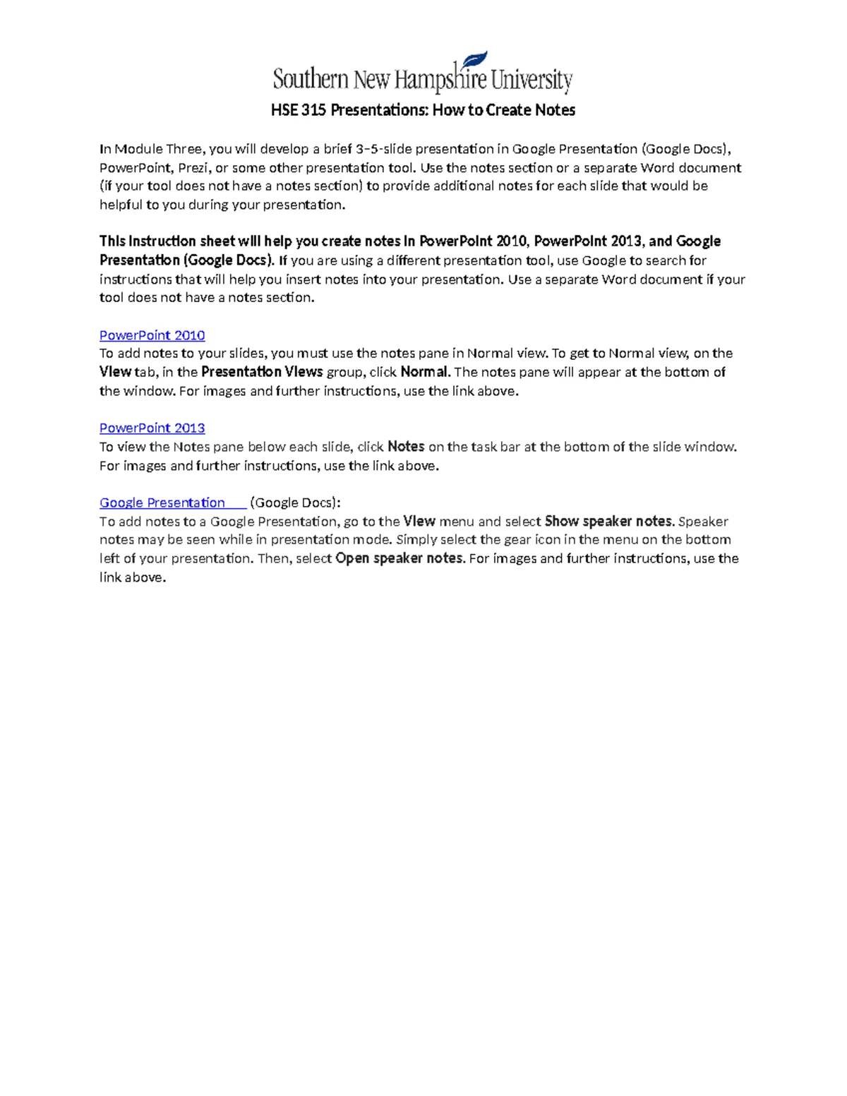 HSE 315 Final Project Client Needs Care Plan Template Guide - Studocu