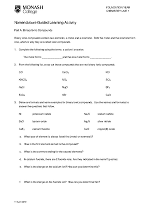 Identifying substances in chemistry: Units, techniques & analysis ...