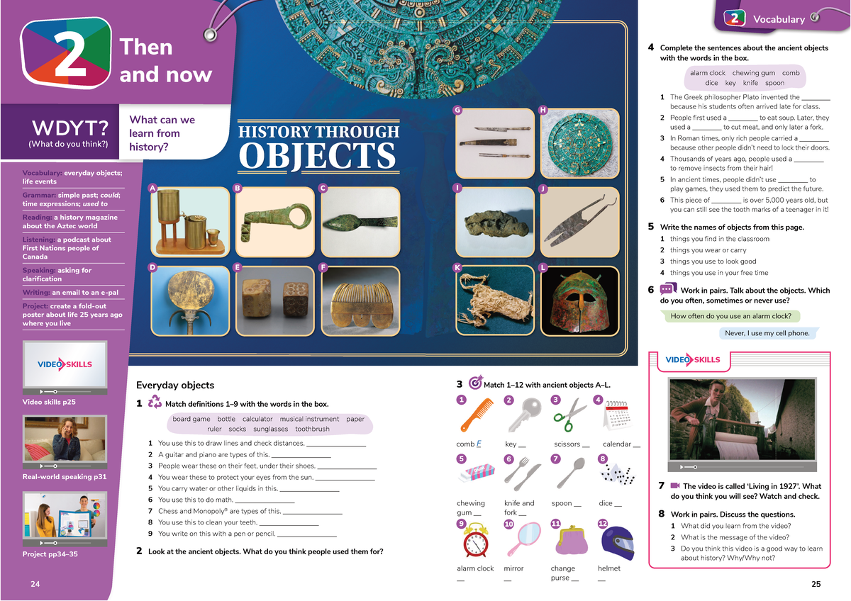 Get Involved: History and Everyday Objects - Unit 2-1-6 - Studocu
