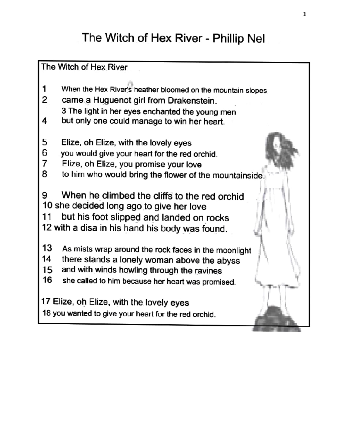 Gr 12 EAT - The Tragic Legend of The Witch of Hex River - Studocu