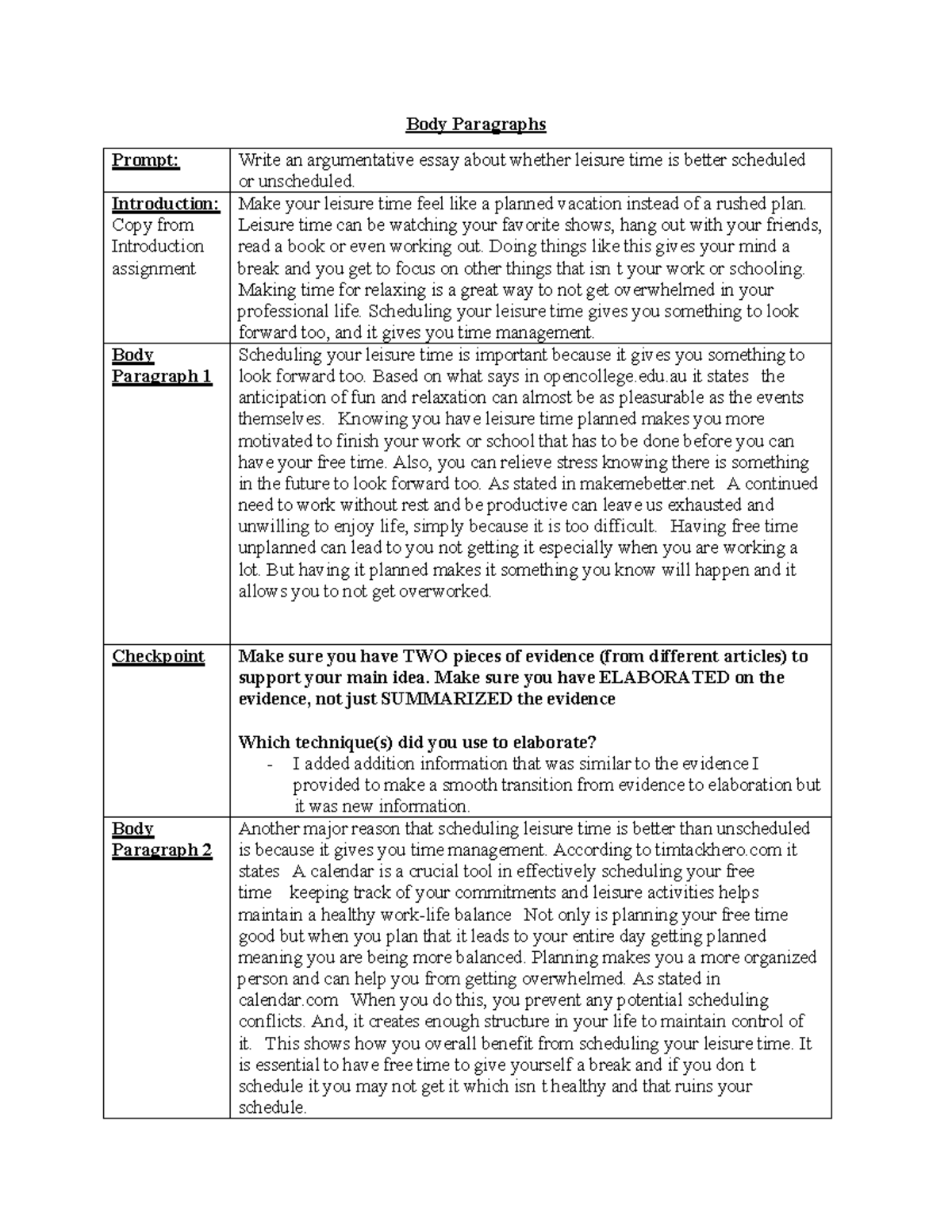 118FE32A 88F9 494D B865 90FDE8523792 - Body Paragraphs Prompt: Write an ...