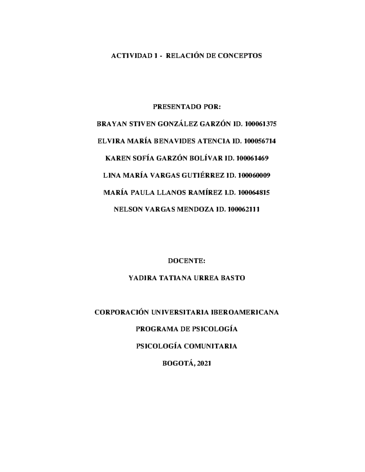 1 Relaciones de conceptos mapa - ACTIVIDAD 1 - RELACIÓN DE CONCEPTOS ...