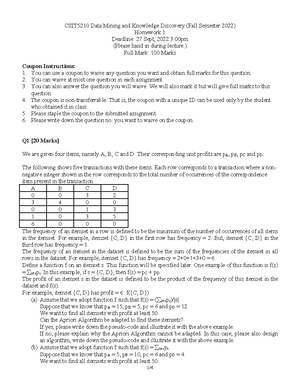 Hw1 - ... - THE HONG KONG UNIVERSITY OF SCIENCE & TECHNOLOGY Machine Learning Homework 1 Due ...