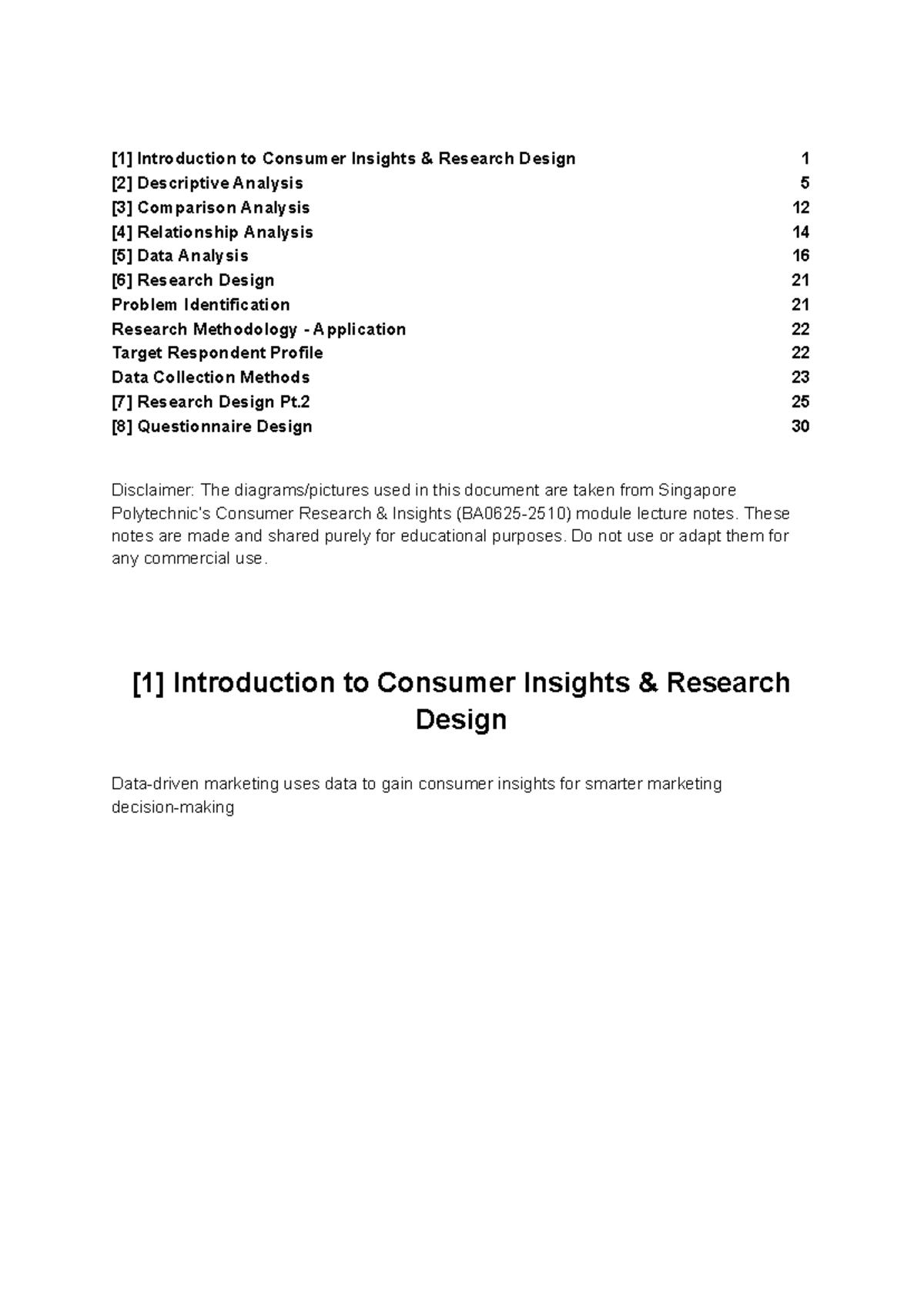 Consumer Insights Research Design: Key Methodologies & Analysis (CRI ...