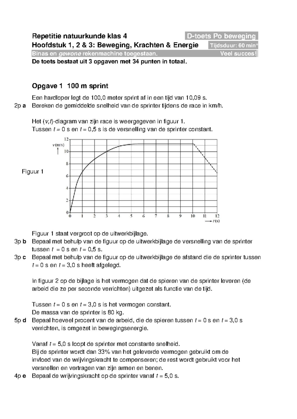 Samenvatting Natuurkunde VWO: EXAMENSTOF TABEL 35 en Formules - Studeersnel