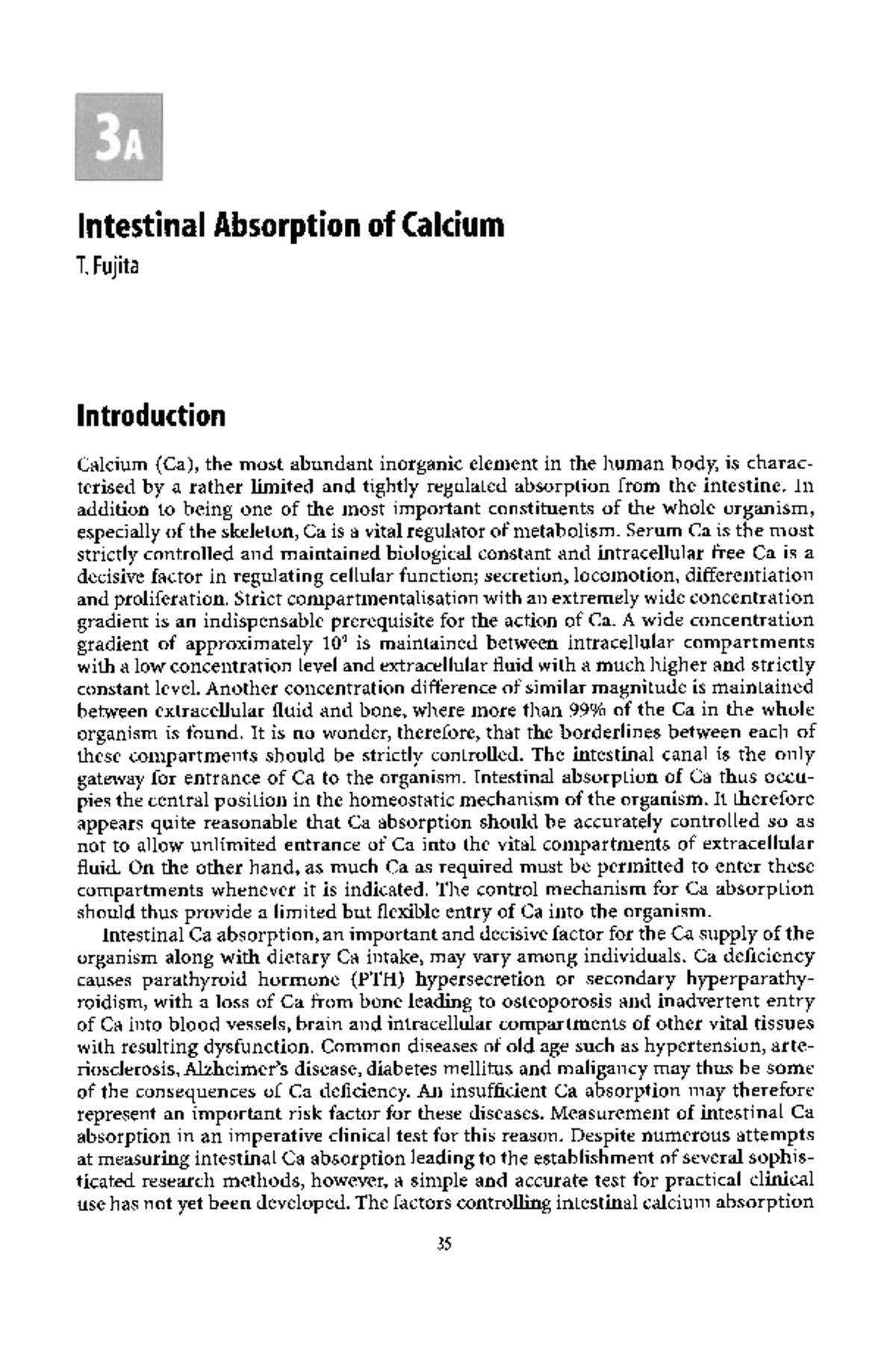 Internal medicine-16 - N/A - Intestinal Absorption of Calcium T. Fujita ...