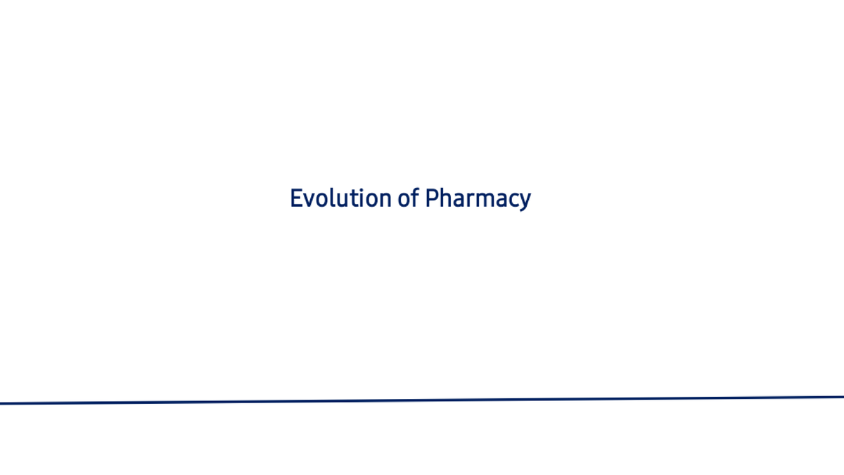 Evolution of Pharmacy: Historical Perspectives and Developments - Studocu