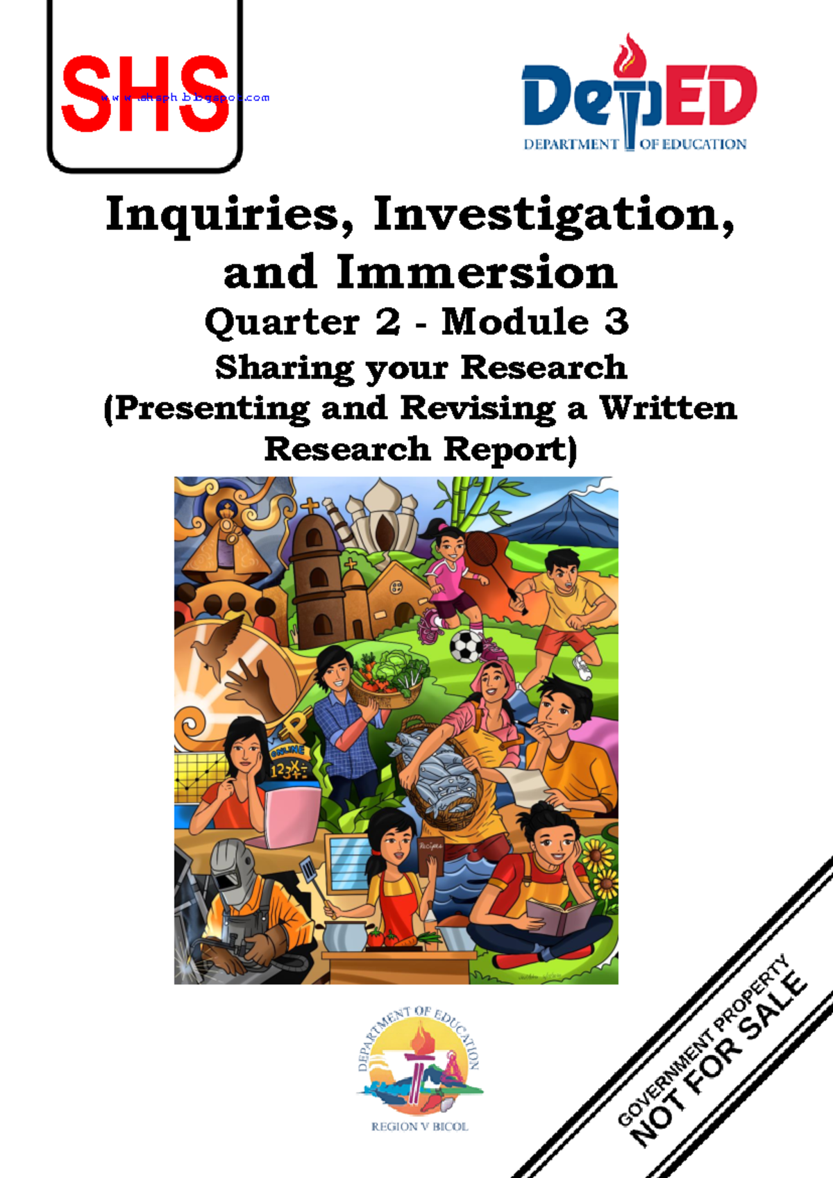SHS 3is Q2 Module 3: Sharing Research & Writing Reports - Studocu