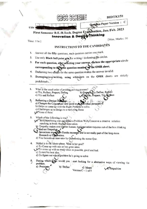 IDT3 - Solved Question Paper for 2nd Sem 2023 VTU Exam - Studocu