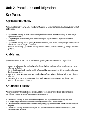 Unit 1 - Unit 1 review notes - UNIT Thinking Geographically Chapter 1 ...