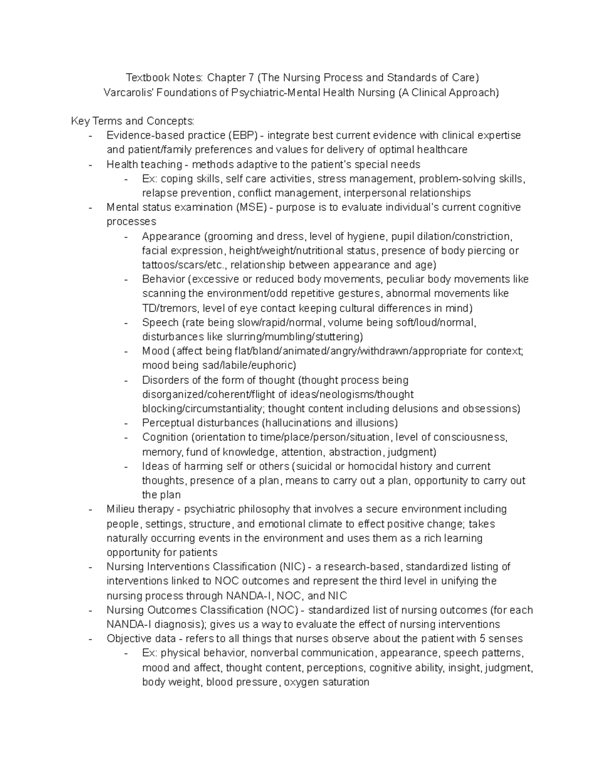 Ch 7 Key Terms and Concepts (Textbook) - Textbook Notes: Chapter 7 (The ...