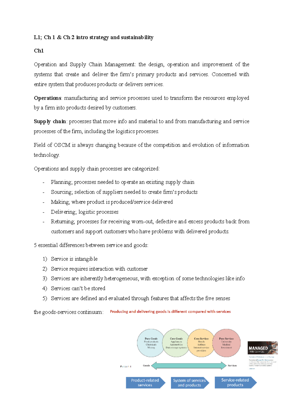 OML Summary: Intro to Strategy, Sustainability & OSCM Processes ...