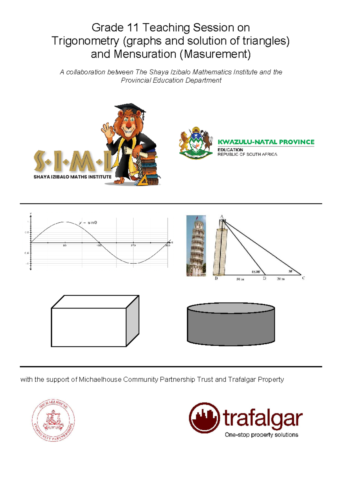 Grade 11 Teaching Session on Trigonometry (Graphs & Solutions) and ...