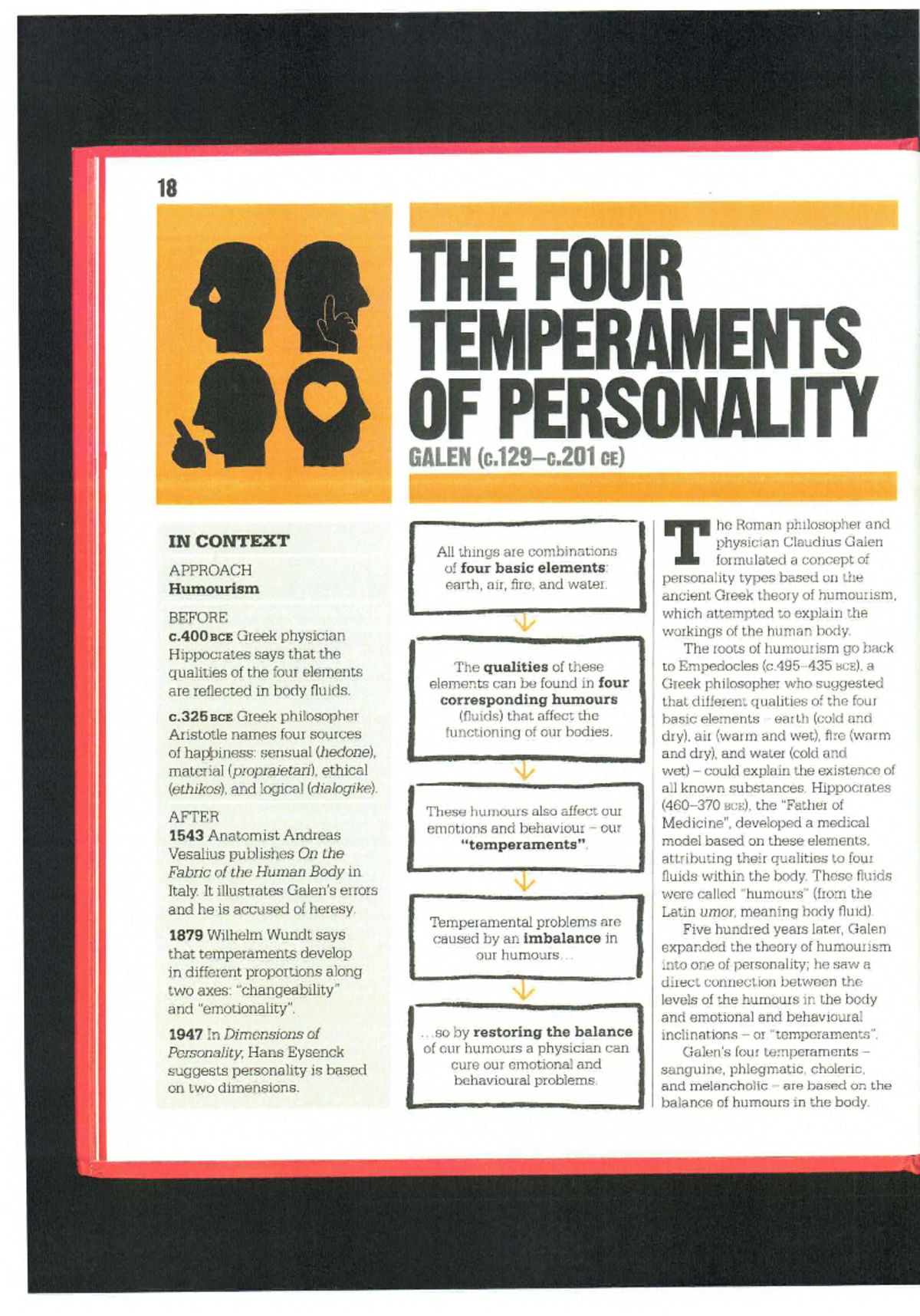 Temperament angielski - 18 THE FOUR TEMPERAMENTS OF PERSONALITY GALEN ...