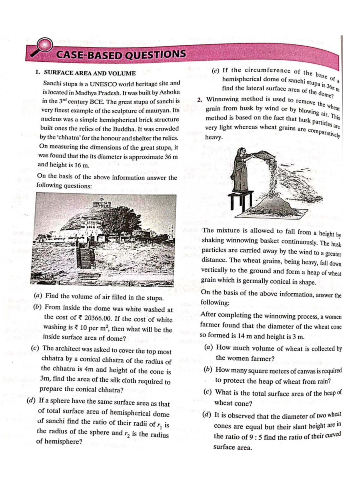 CBQ Maths (9th) - Surface Area and Volume Concepts - Studocu
