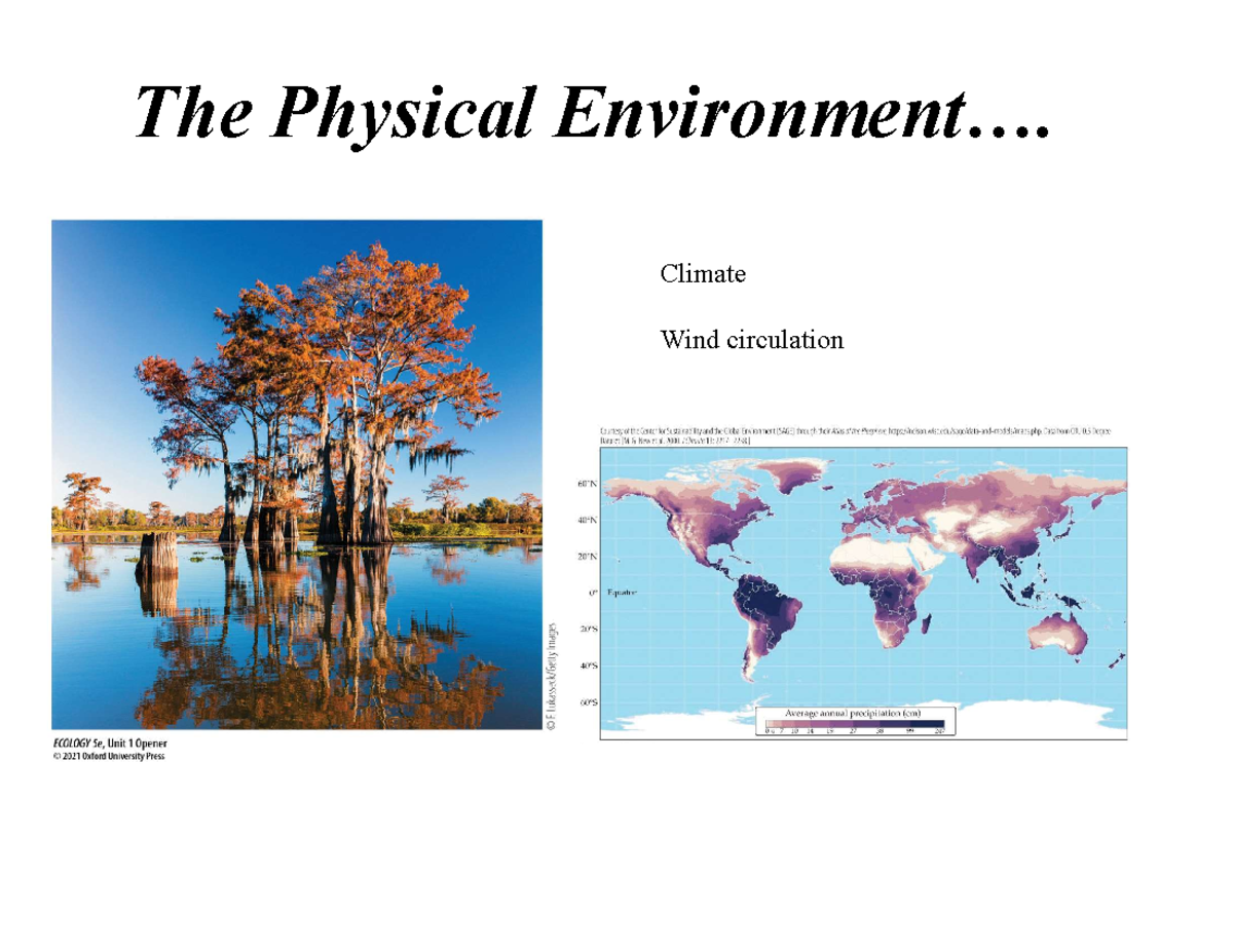 Atmospheric and Oceanic Circulation: Climate Impacts and Dynamics - The ...