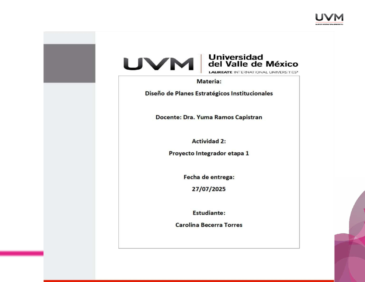 A2 CBT - Proyecto Integrador: Calidad Educativa en Escuelas Primarias ...