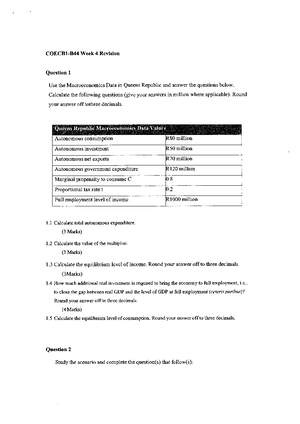 COECB1 - Economics 1B - Studocu