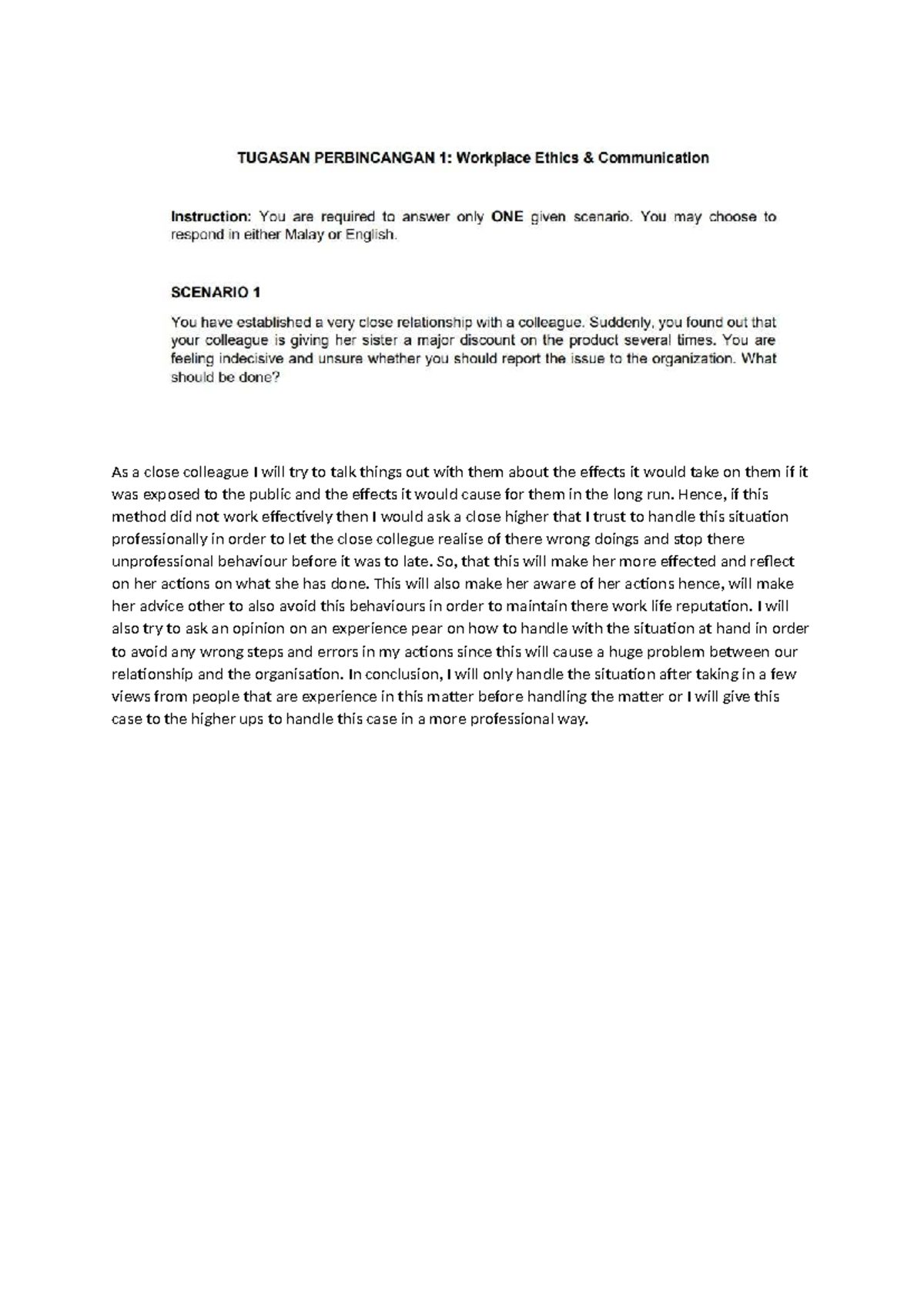 Handling Professional Misconduct: Assignment ALAM 2 Insights - Studocu