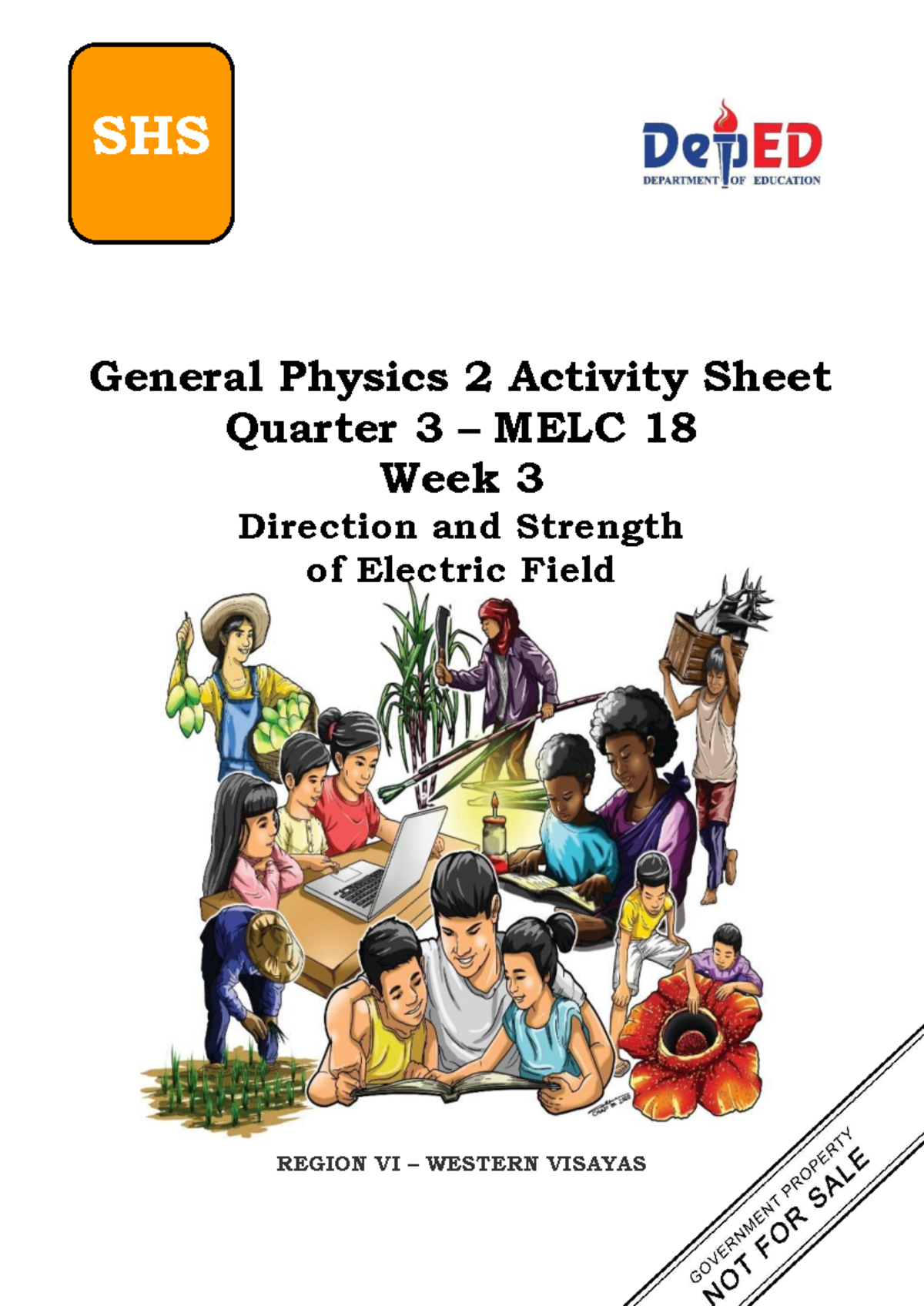 LAS-Gen Physics 2 Activity Sheet Q3-W3: Direction & Strength of ...