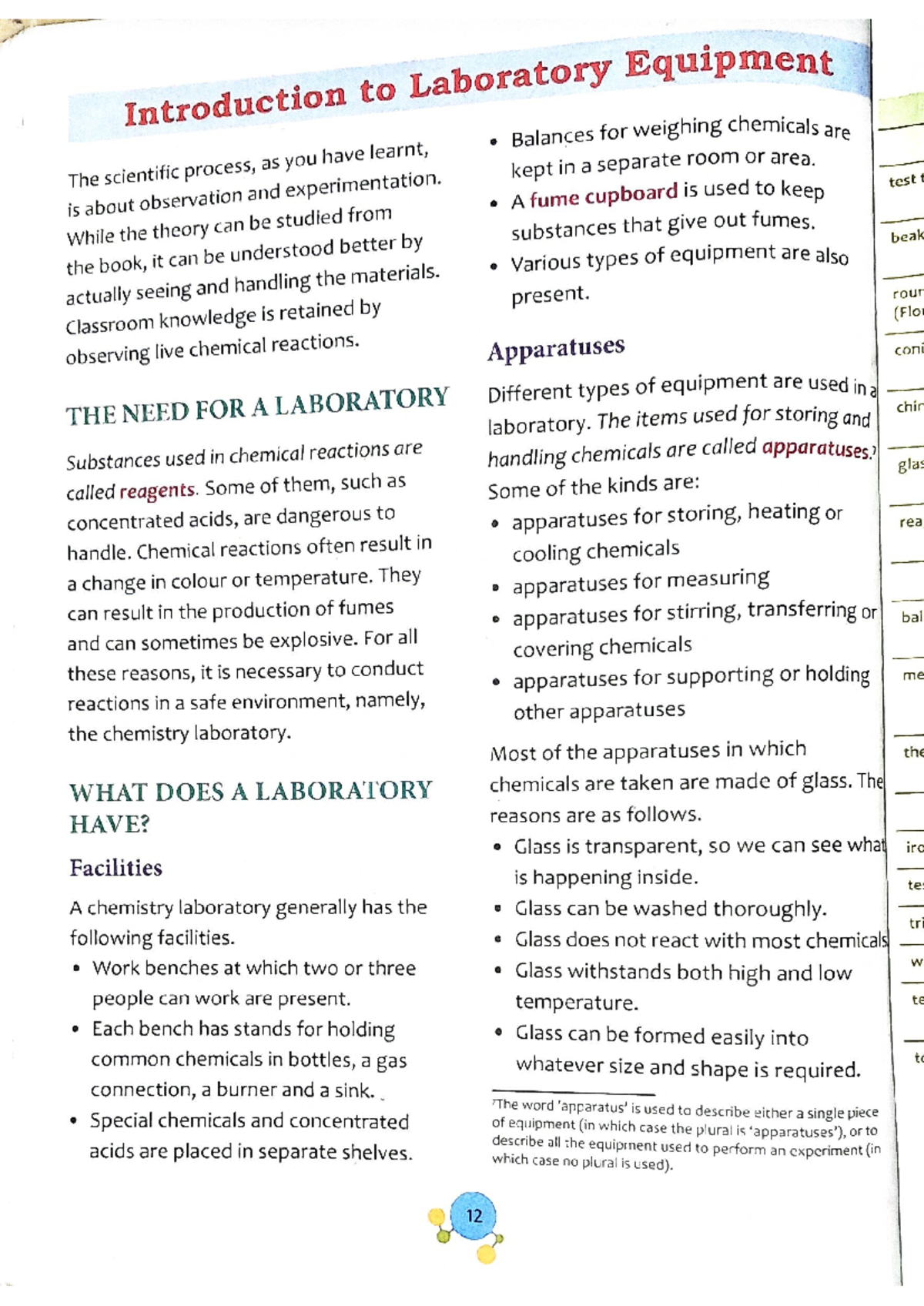Quick-Reference Guide: Common Lab Apparatus & Uses (CHEM 101) - Studocu
