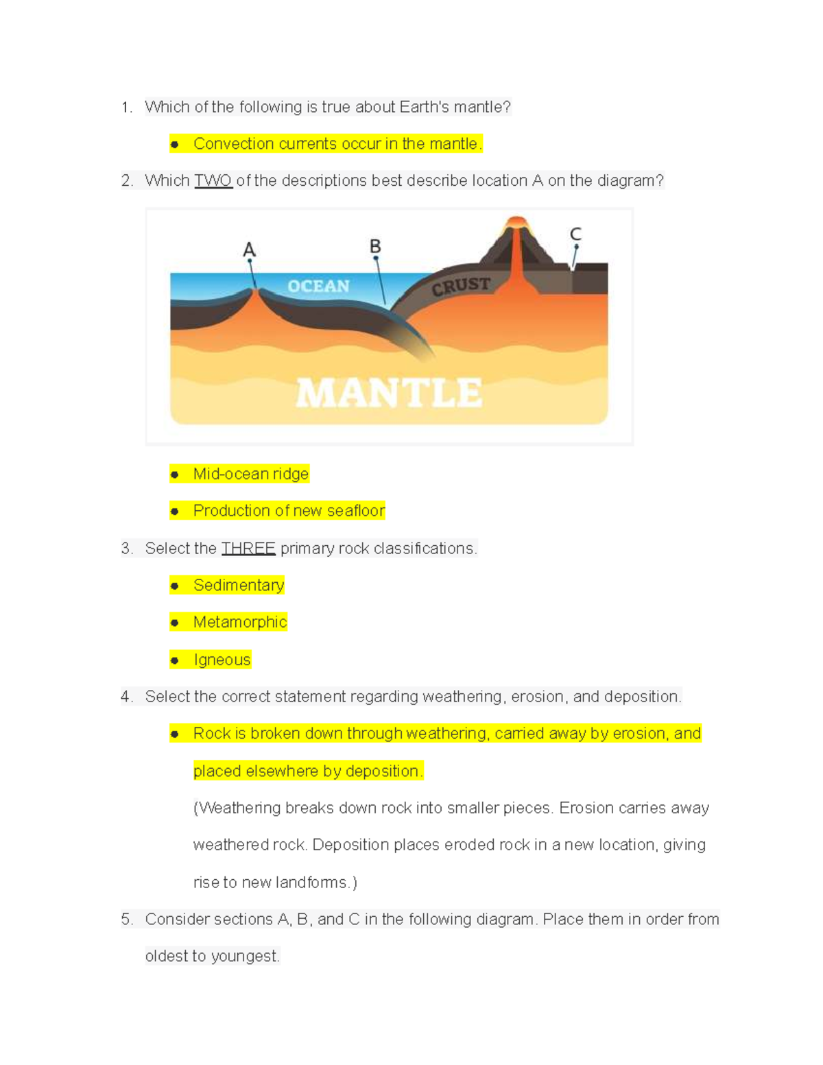 Praxis 5005 (Elementary Science) Study Guide & Practice Questions - Studocu